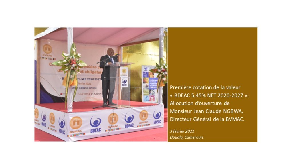 BVMAC Actualités - BVMAC: Bourse des Valeurs Mobilières de l'Afrique ...