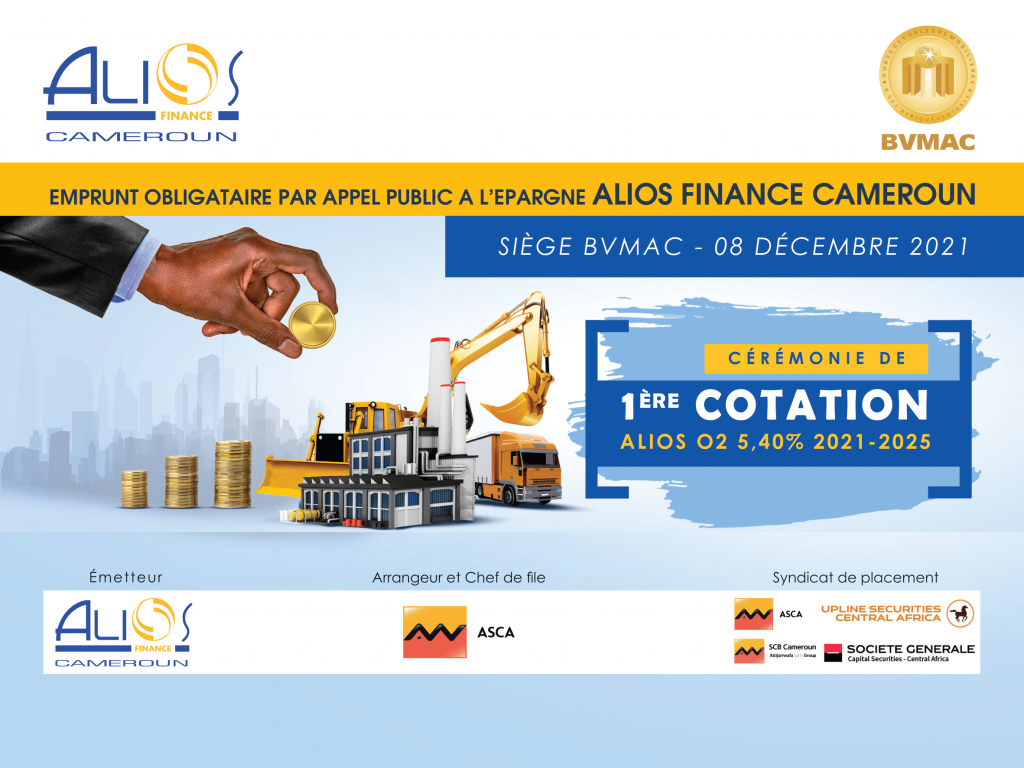 Cérémonie de première cotation du deuxième emprunt obligataire de la ...