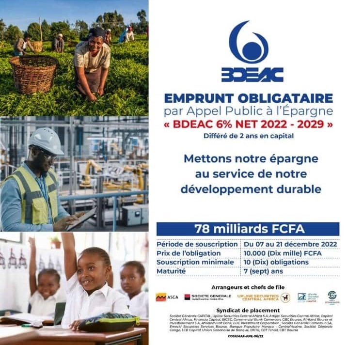 Emprunt obligataire par Appel Public à l'Épargne de la Banque de Développement des États de l ...
